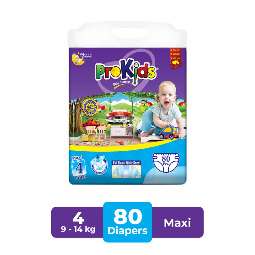 ProKids | 80 diapers | Maxi | 9 – 14 kg | 4 – Diaper World